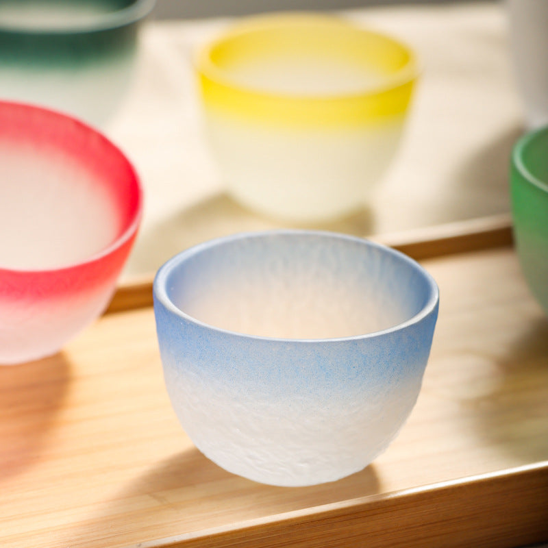 Gradient Colors Glass Sake Set | Japanese Sake & Whisky | Sake Oni