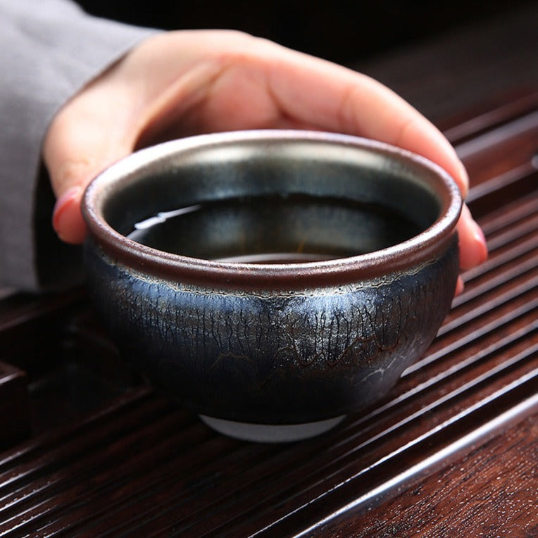 Blue Kiln Change Kung Fu Cup – Sake Oni