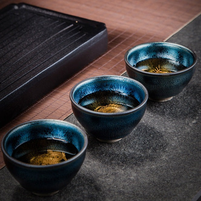 Blue Dragon Kiln Change Kung Fu Cup – Sake Oni